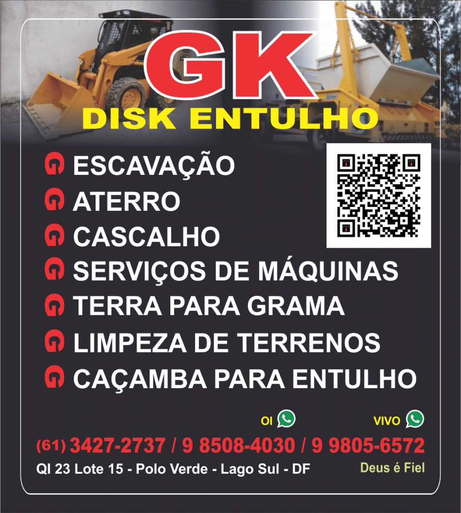 GK - Entulho e Serviços - EMPRESA - LAGO SUL - DF - BR