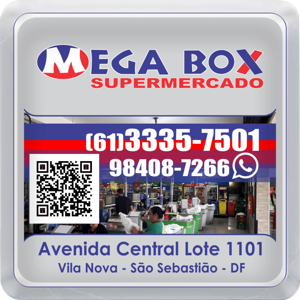 Mega Box - Supermercado - EMPRESA - SÃO SEBASTIÃO - DF - BR