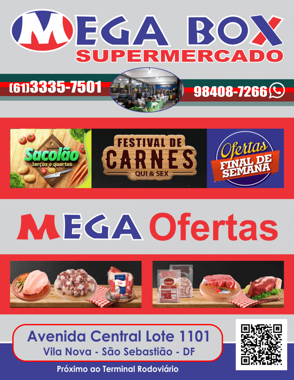 Mega Box - Supermercado - EMPRESA - SÃO SEBASTIÃO - DF - BR